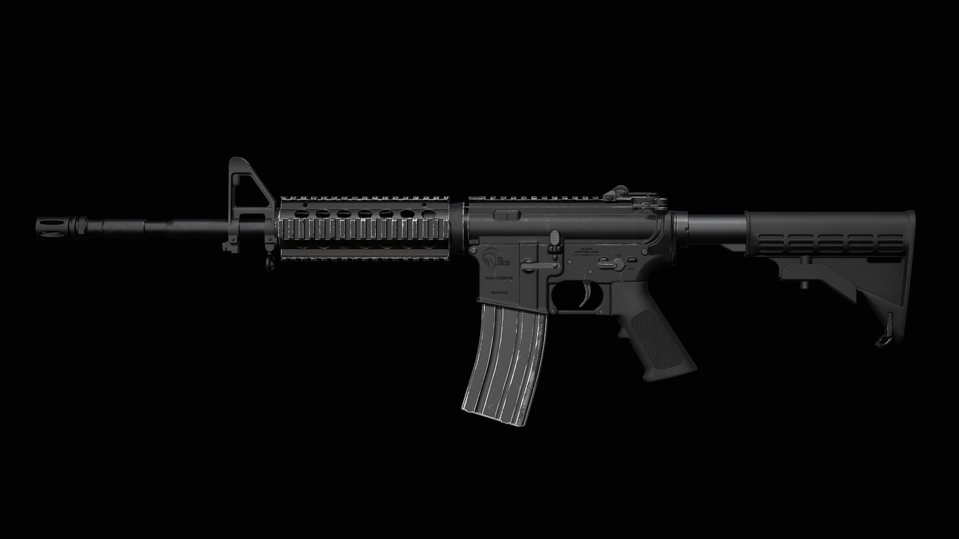 3D model M4 - Carbine VR / AR / low-poly | CGTrader