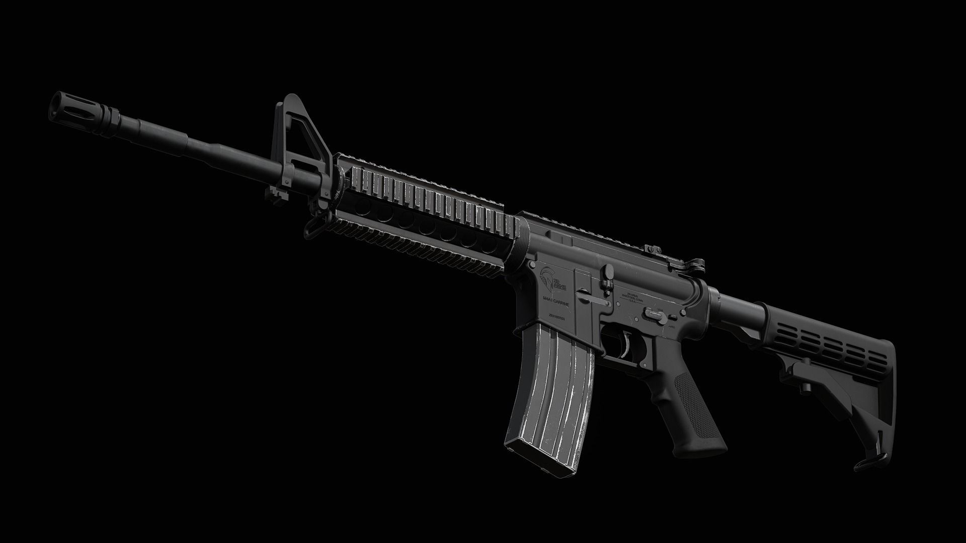3D model M4 - Carbine VR / AR / low-poly | CGTrader