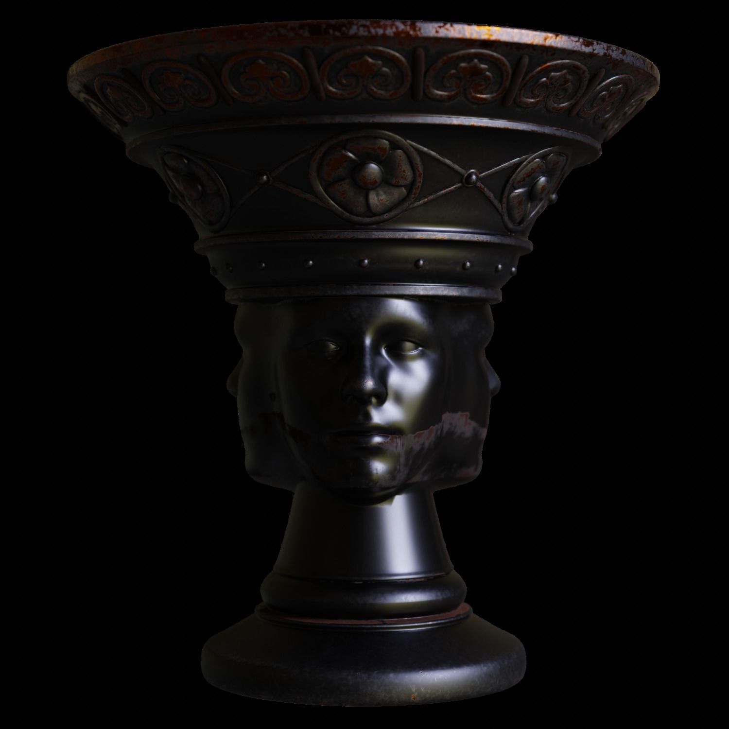 Ancient Stylized Holy Grail Cup 3D model | CGTrader
