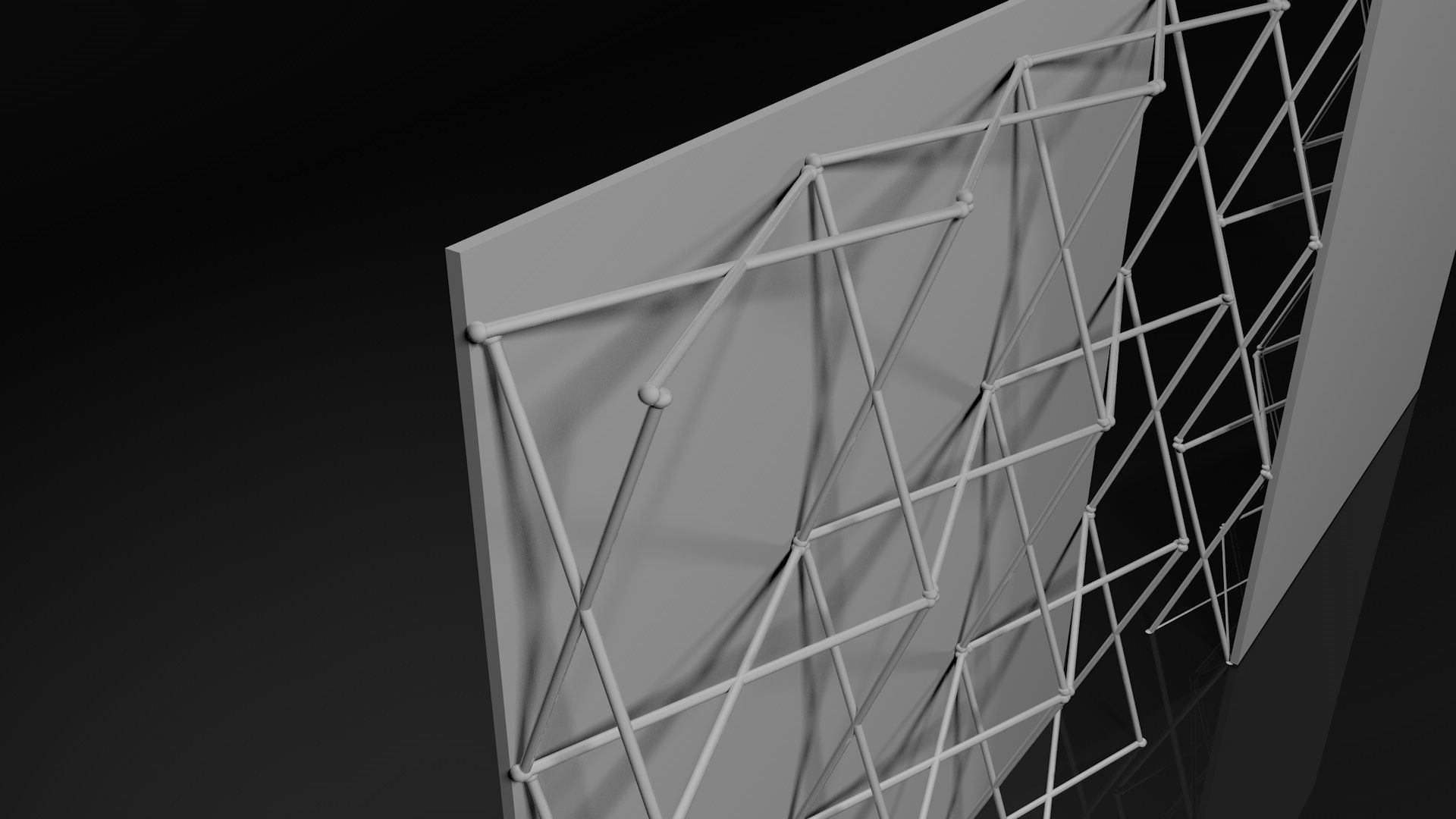 3D Folding Banner 3D model | CGTrader