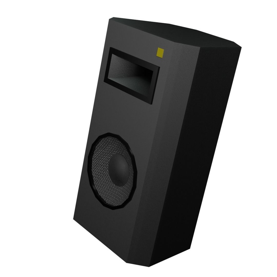 PA Speaker Low-Poly free VR / AR / low-poly 3D model | CGTrader