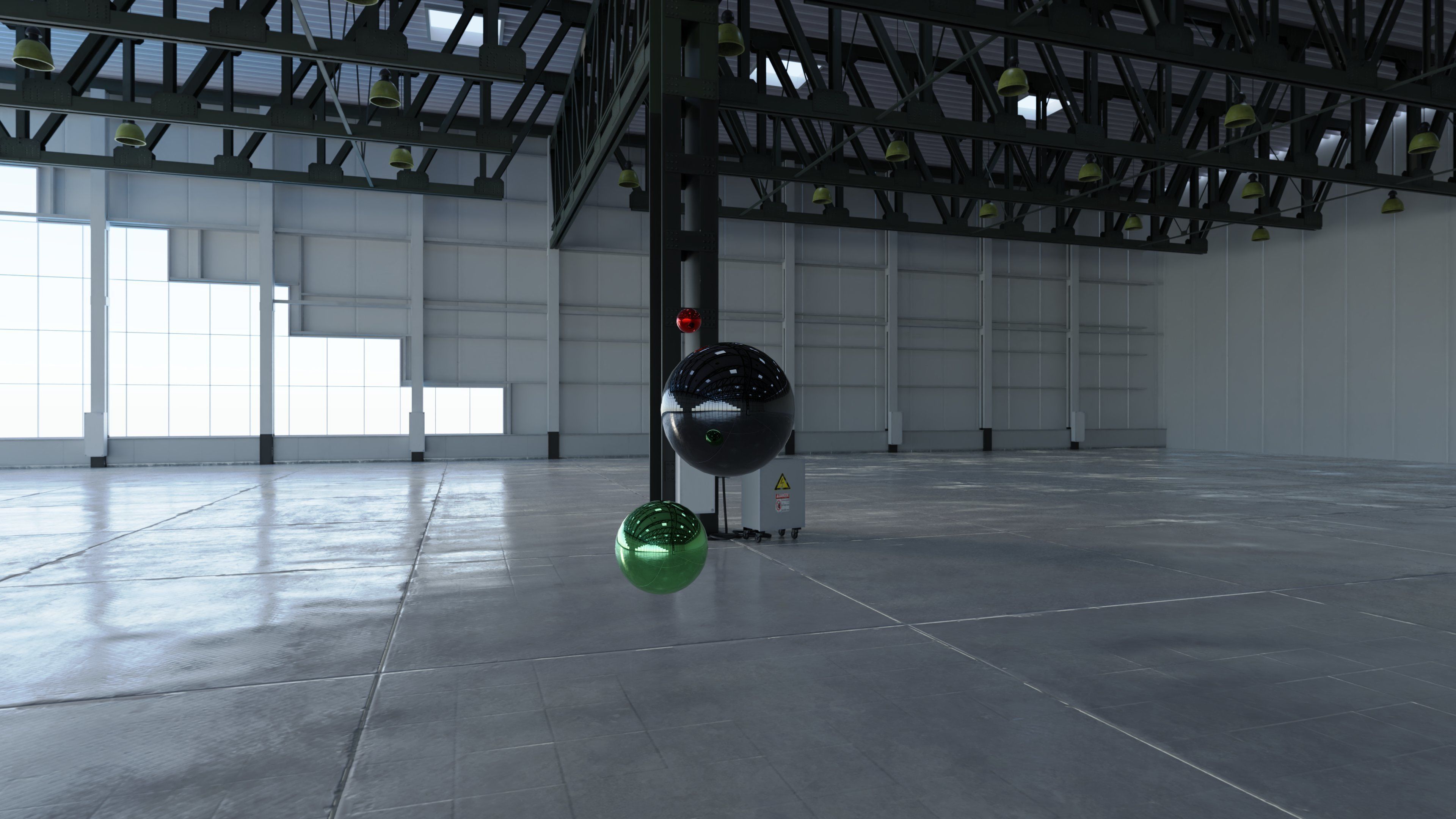 Texture HDRI - Warehouse Interior 4 v2 VR / AR / low-poly | CGTrader