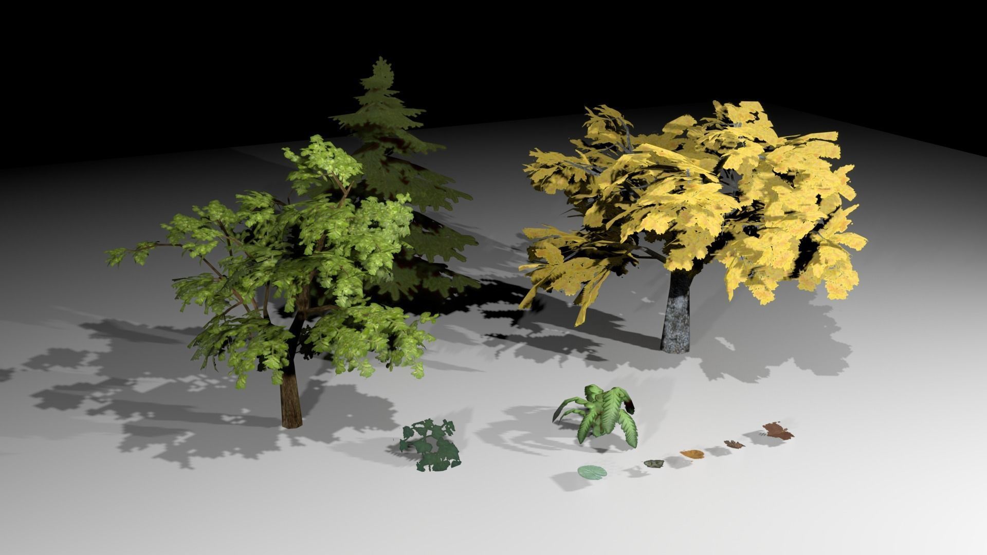 Low Poly Trees 3D model plant | CGTrader