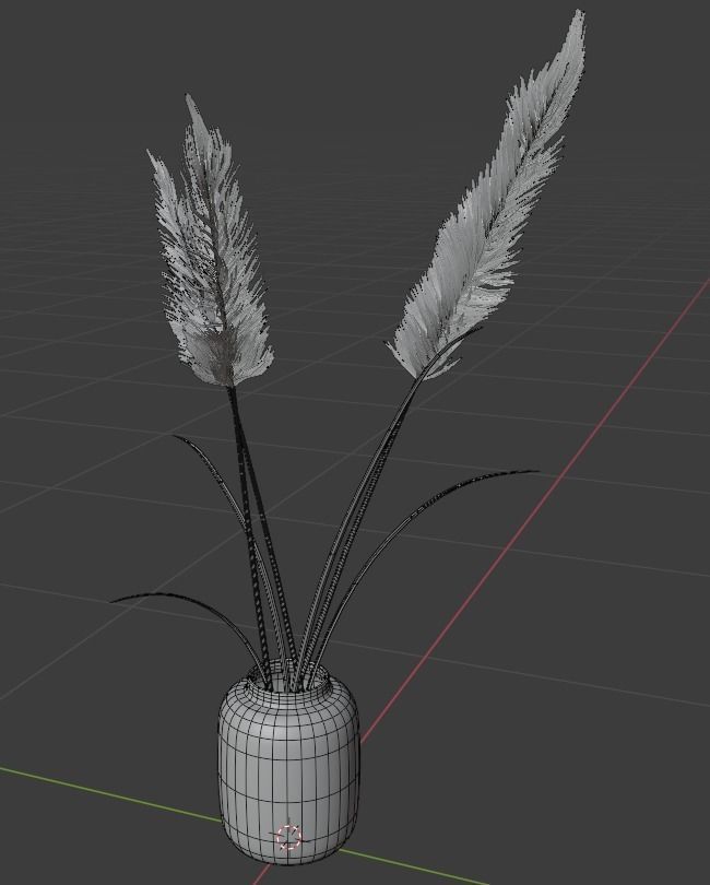 Reed Decoration 3D model | CGTrader