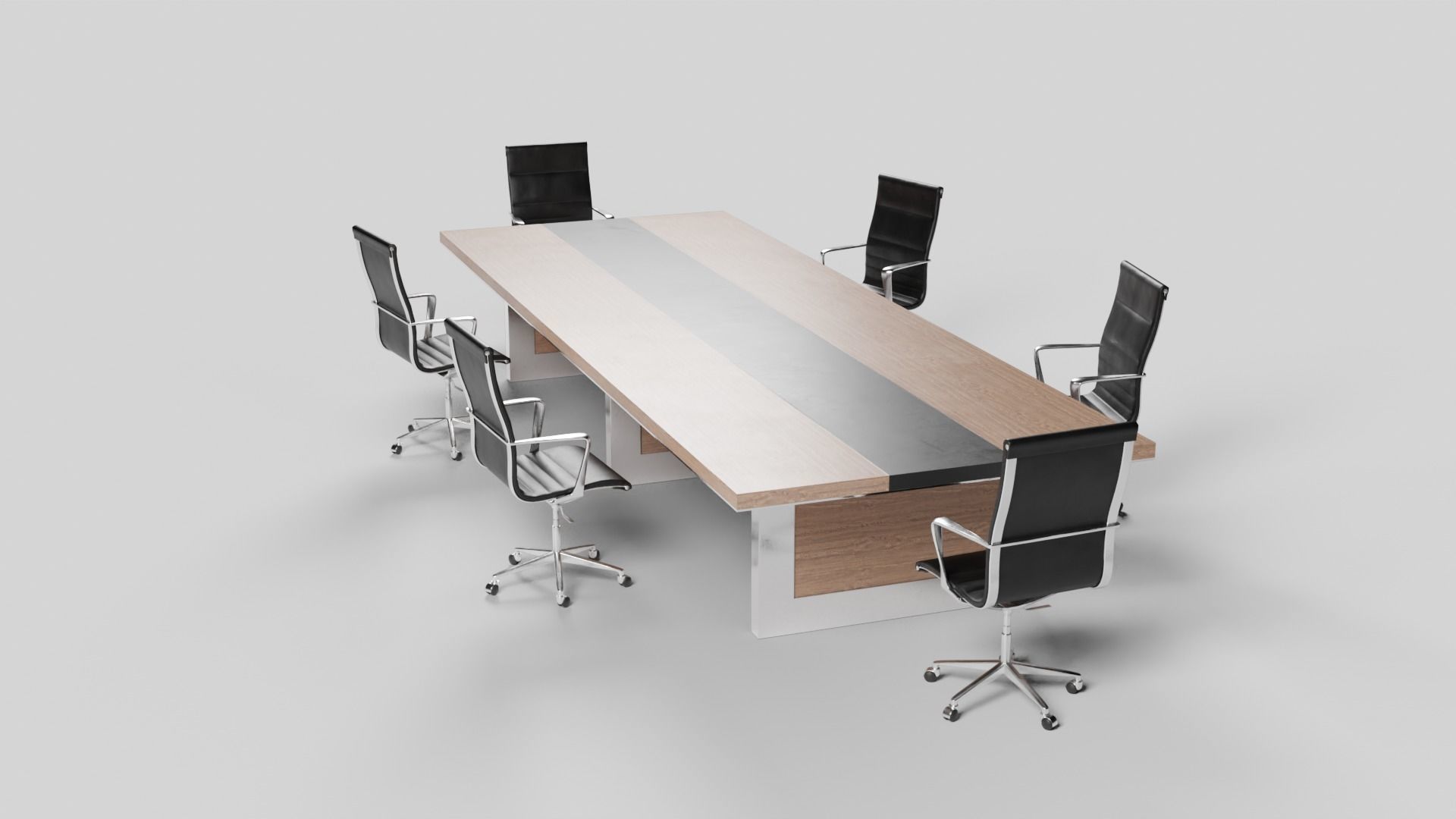 3D model Conference Table VR / AR / low-poly | CGTrader