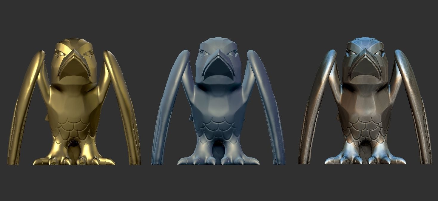 Free Stylized Raven 3D print ready free 3D model 3D printable | CGTrader