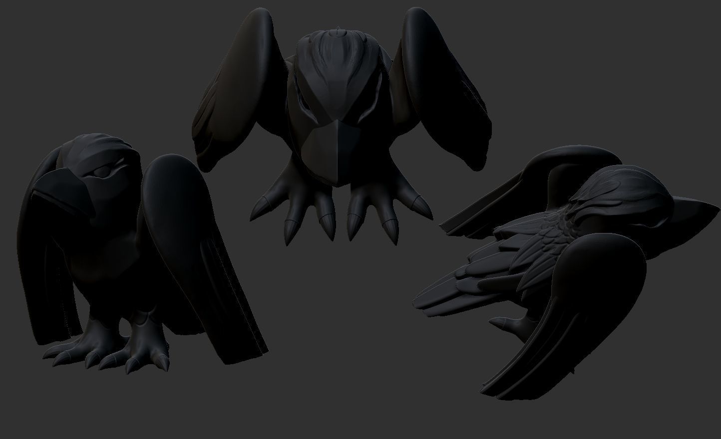 Free Stylized Raven 3D print ready free 3D model 3D printable | CGTrader