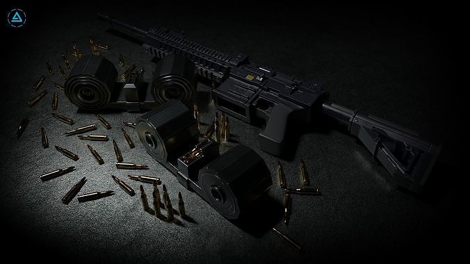 3D model M56 LMG VR / AR / low-poly | CGTrader