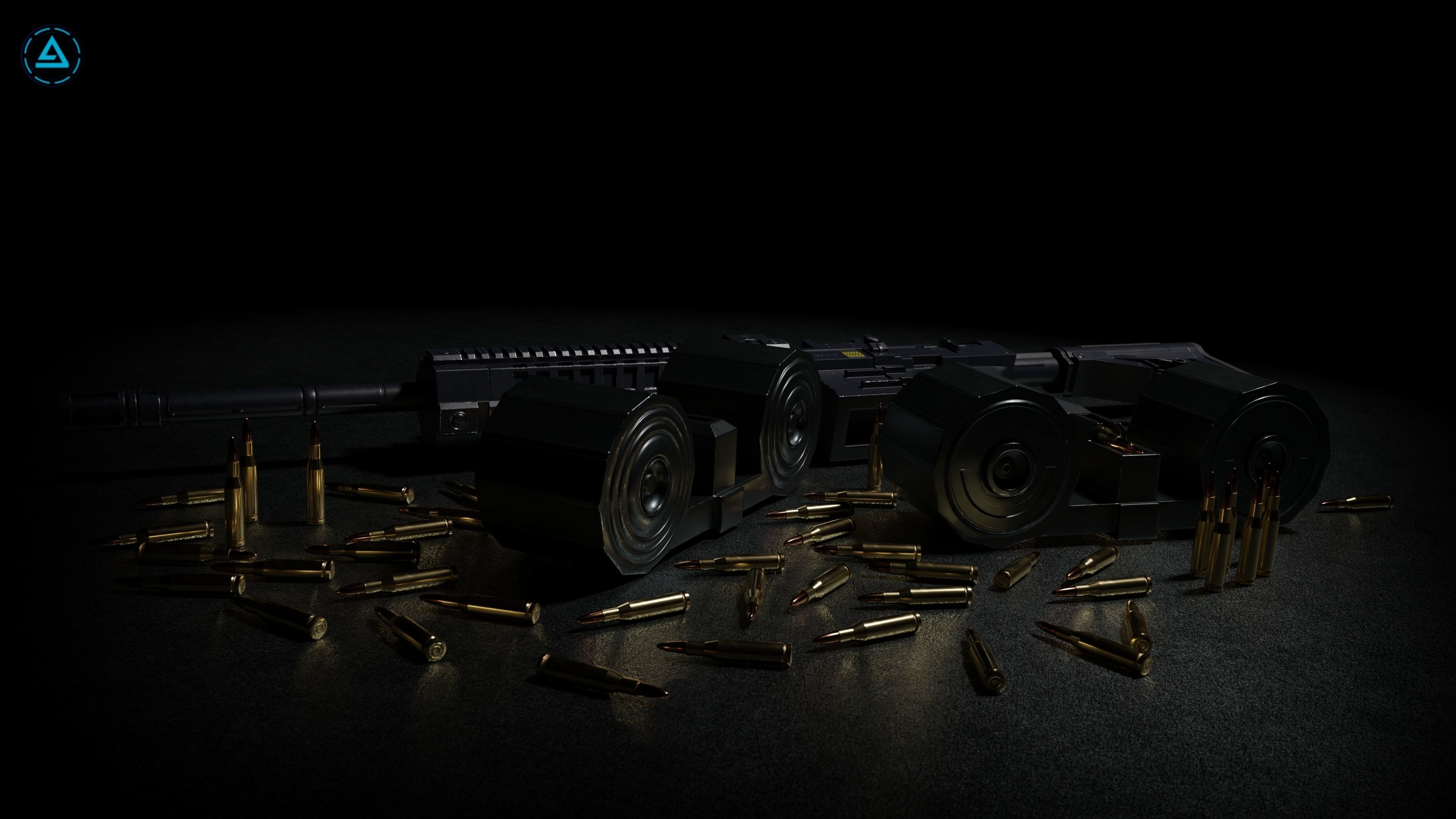 3D model M56 LMG VR / AR / low-poly | CGTrader