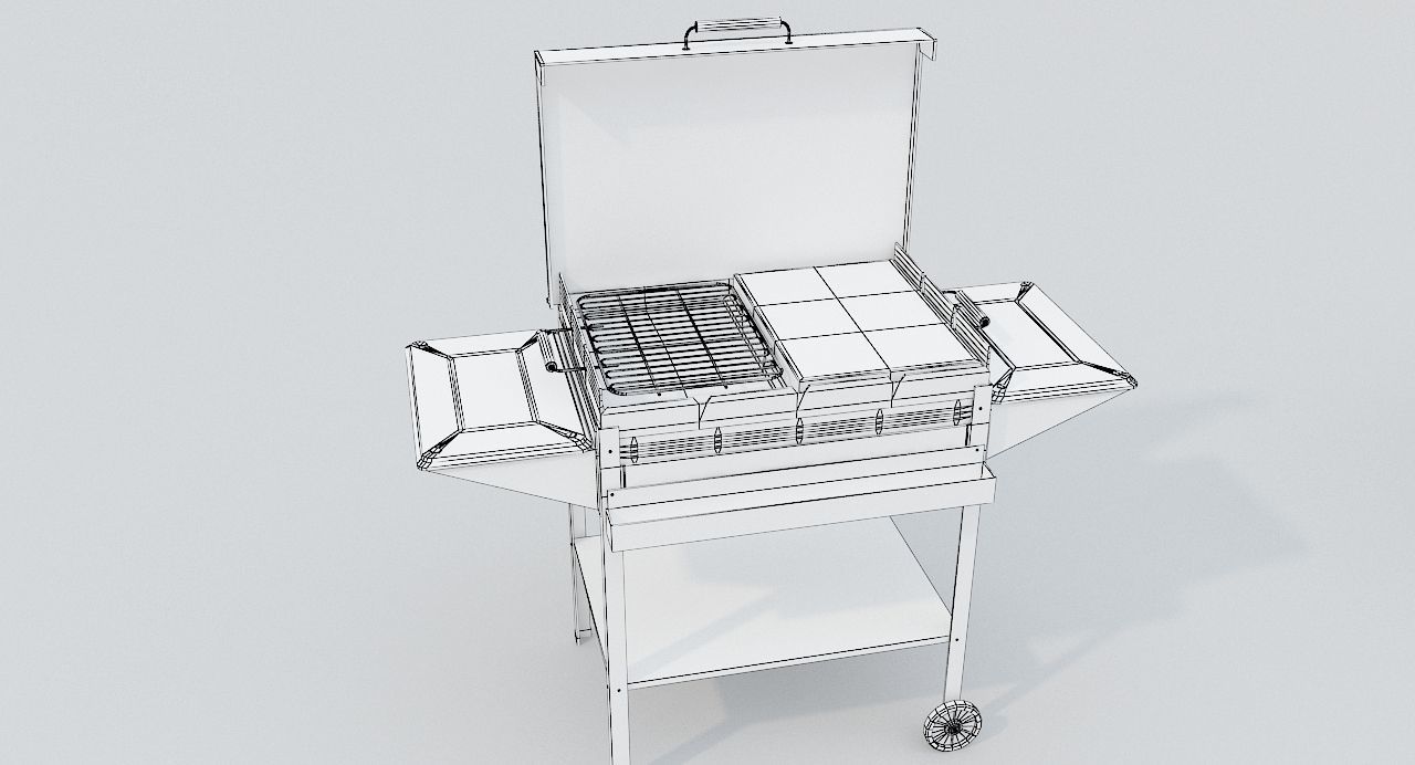 3D model Barbecue bbq grill VR / AR / low-poly | CGTrader