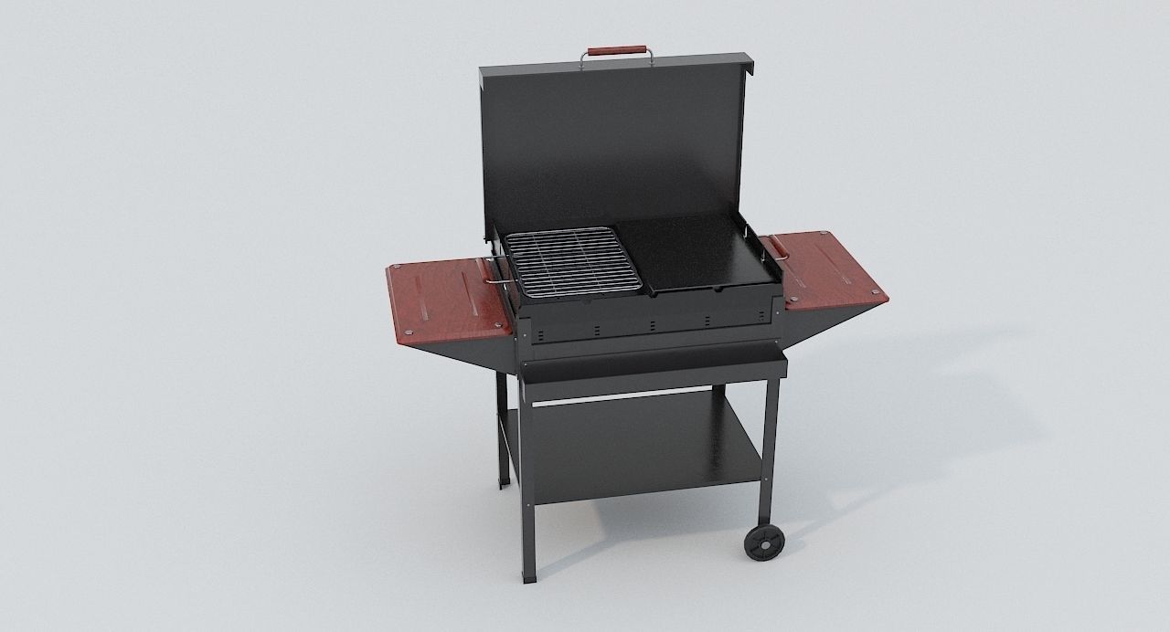 3D model Barbecue VR / AR / low-poly | CGTrader