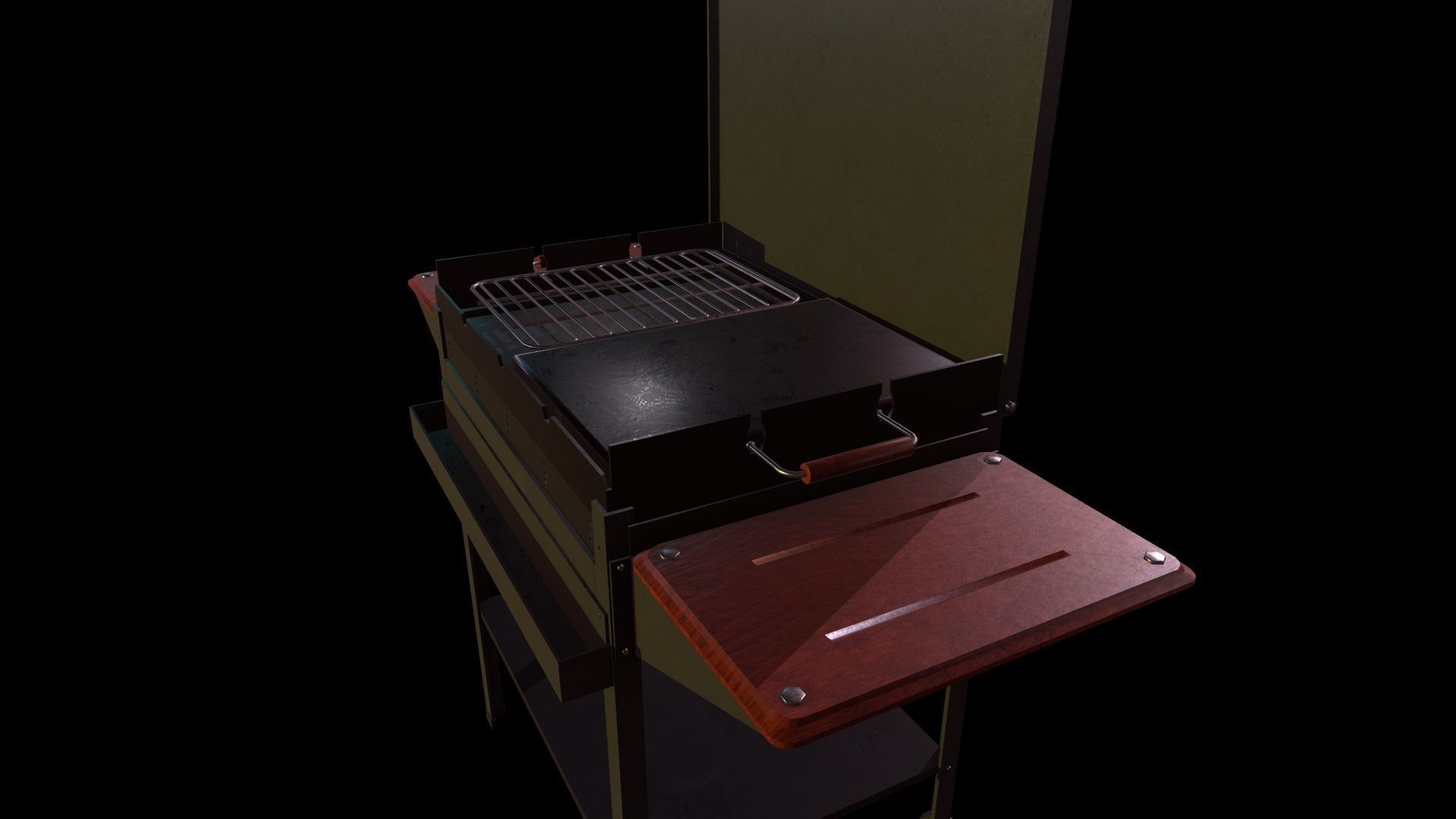 3D model Barbecue VR / AR / low-poly | CGTrader