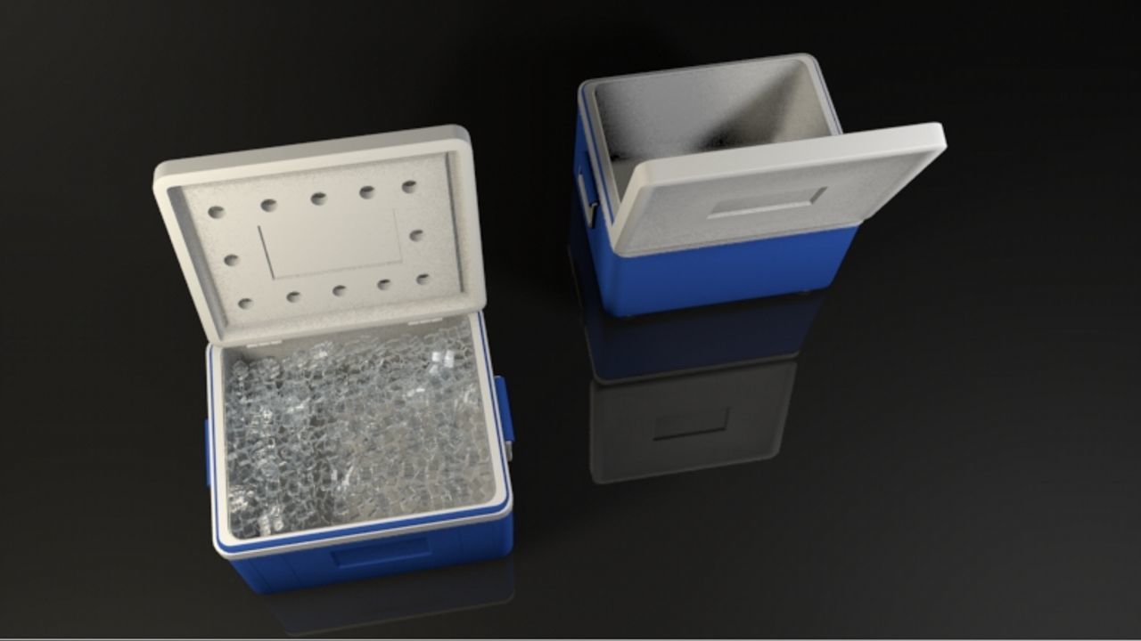 3d cooler two coolers 3D model | CGTrader