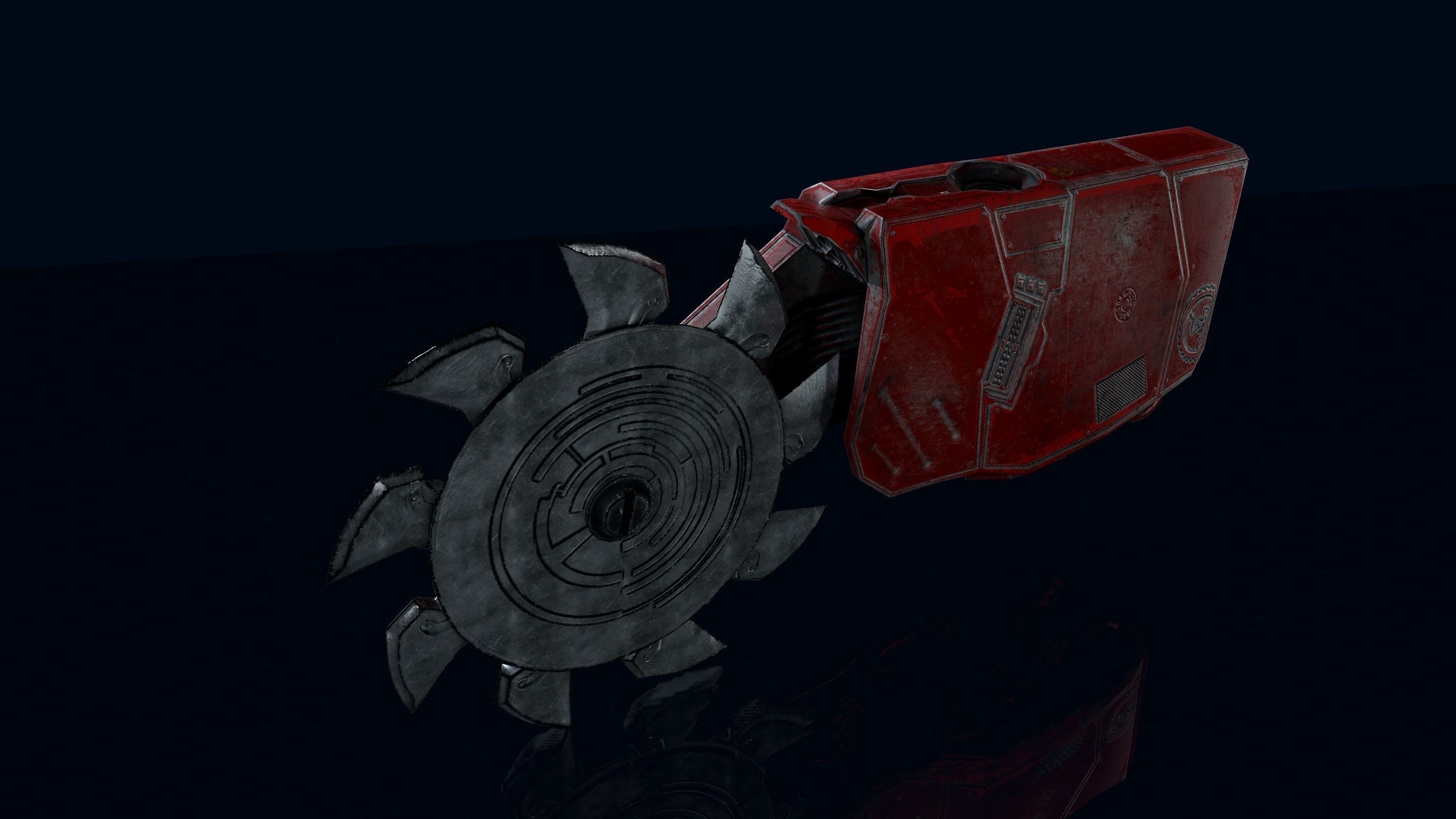 3D model Sci-Fi Saw VR / AR / low-poly | CGTrader