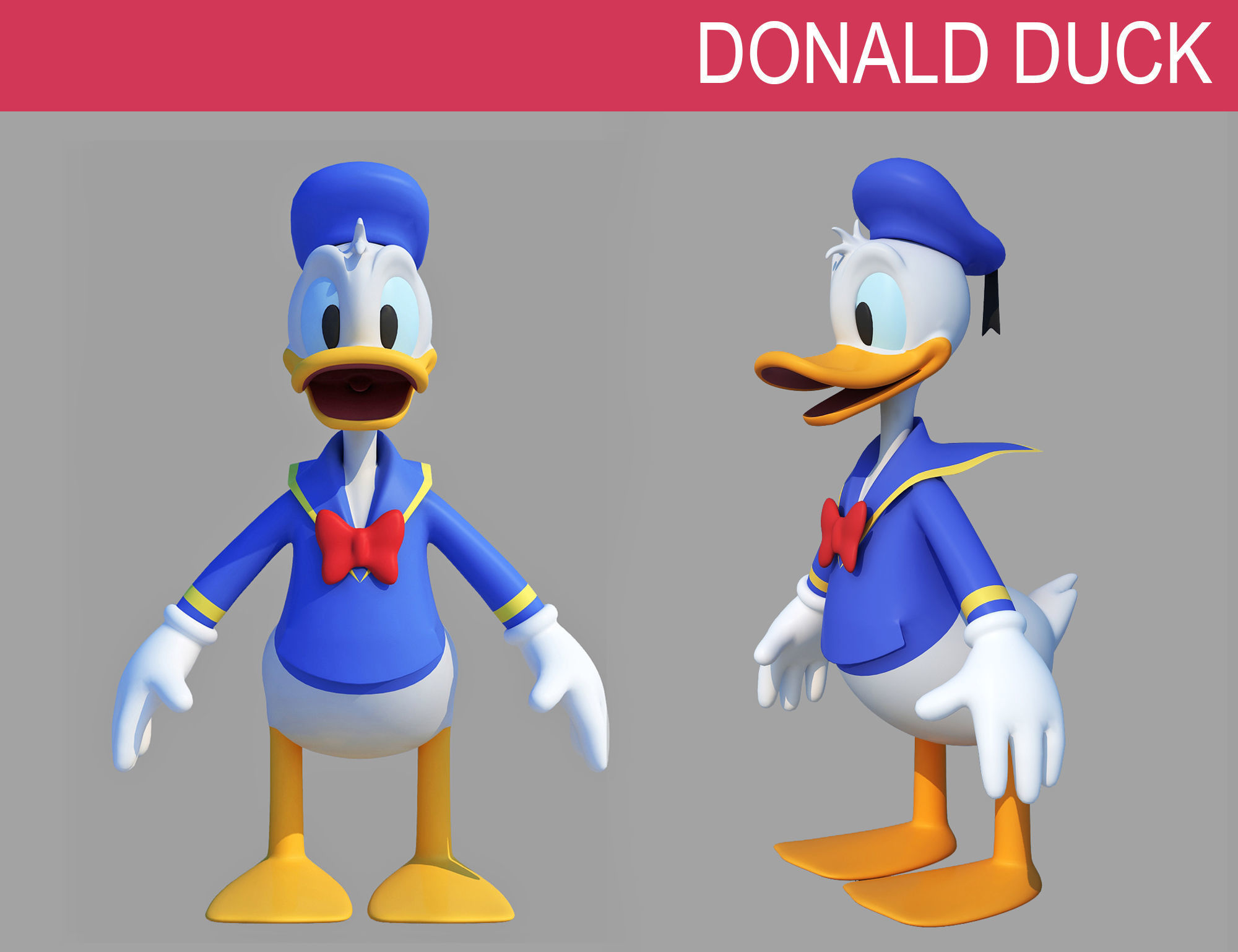 Donald Duck 3D model | CGTrader