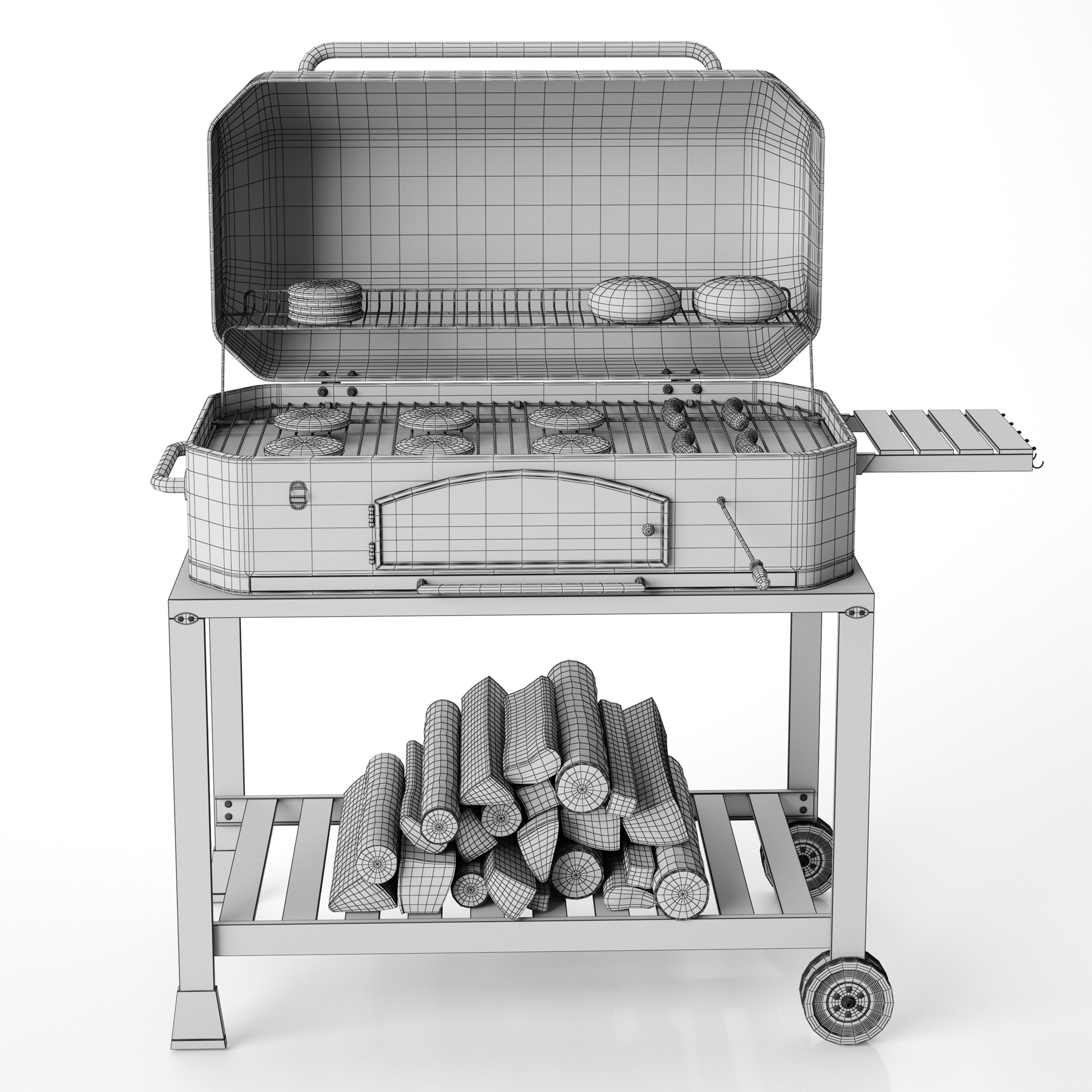 Barbecue 01 3D model | CGTrader