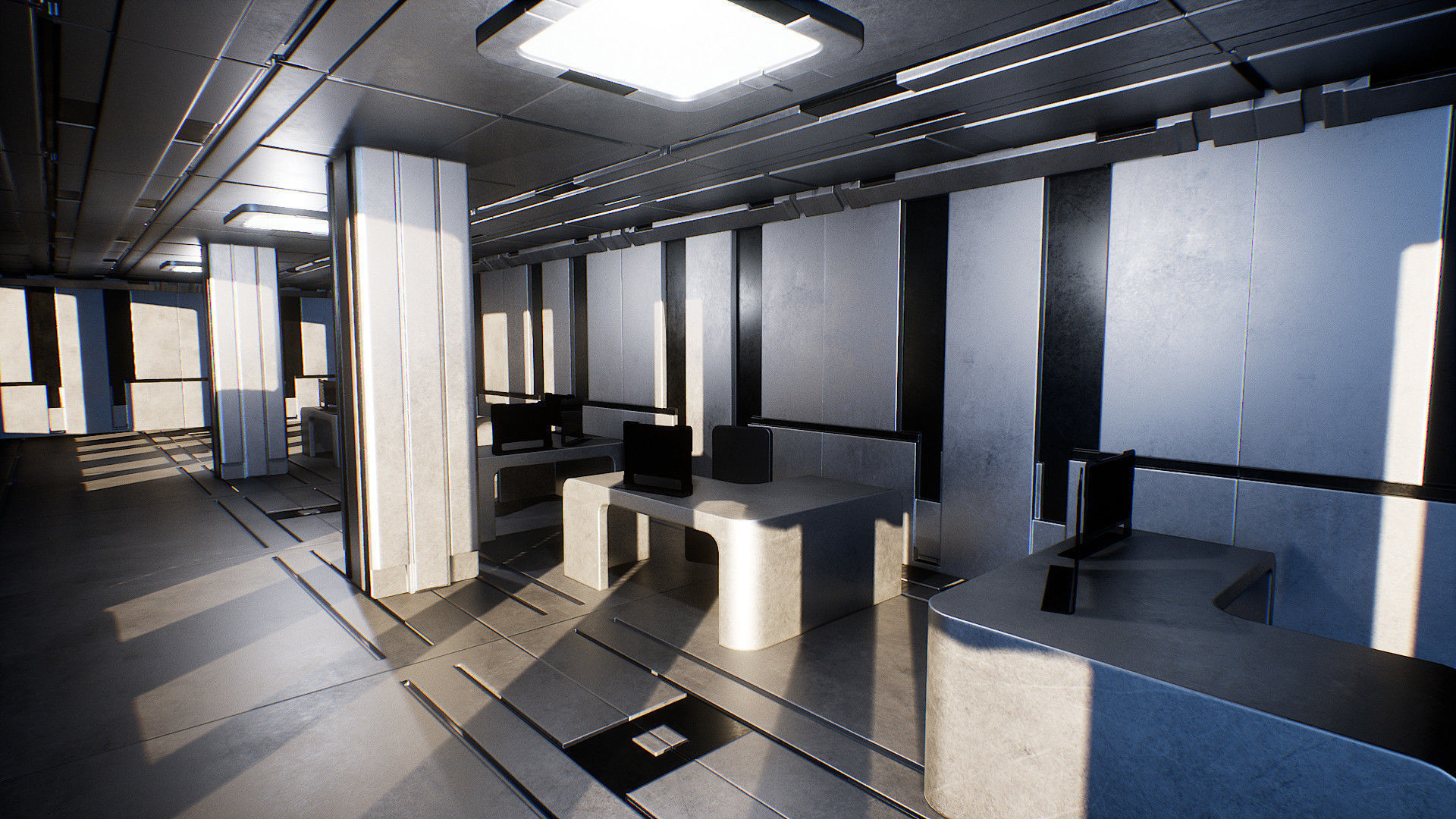 3D model Modular Sci-Fi Interior Bundle VR / AR / low-poly | CGTrader