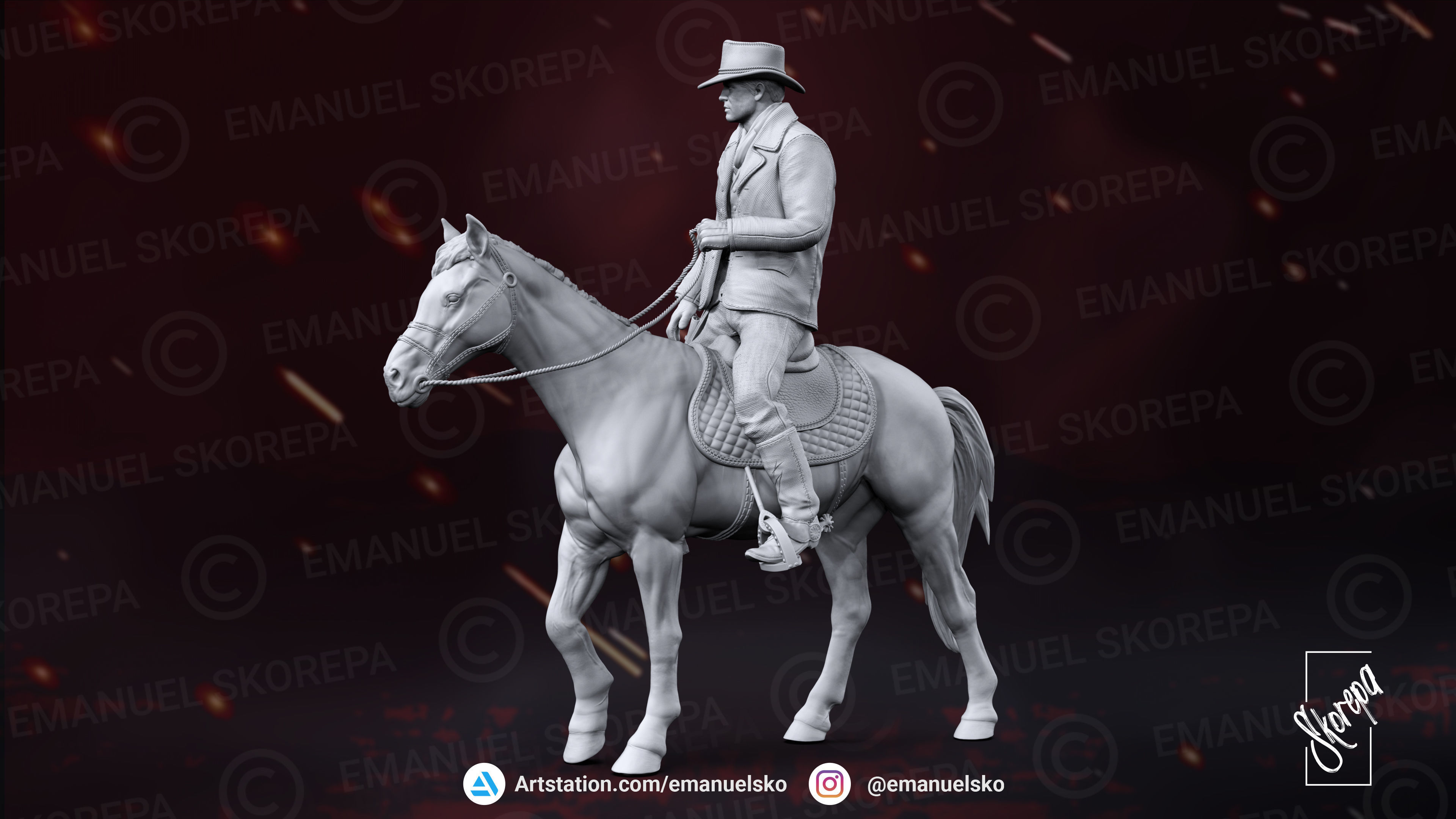 ARTHUR MORGAN 3D model 3D printable | CGTrader