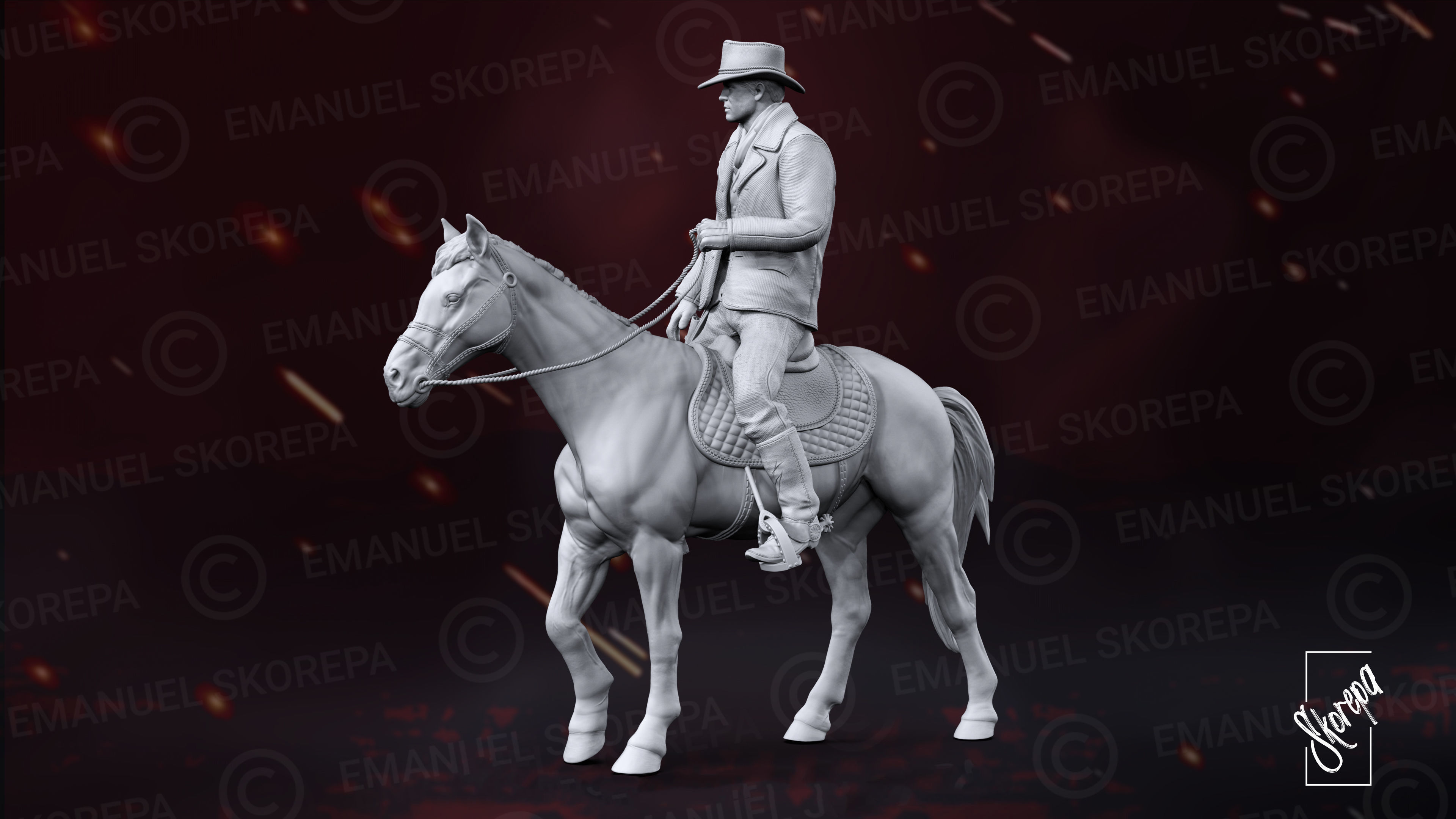 ARTHUR MORGAN 3D model 3D printable | CGTrader