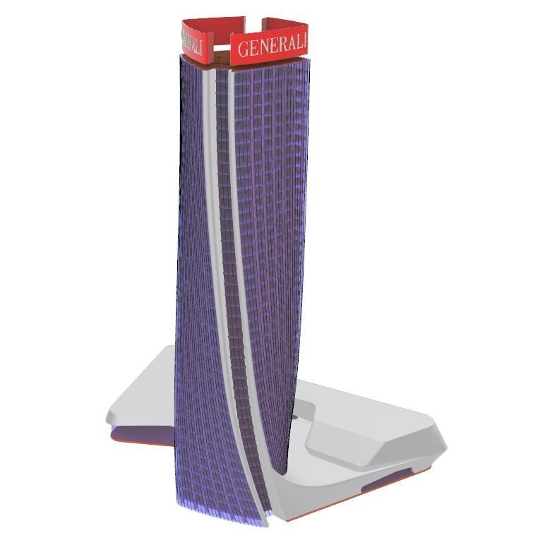 Torre Generali City Life Milano By Zaha Hadid 3D model | CGTrader
