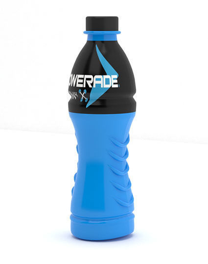 bottle powerade free 3D model | CGTrader