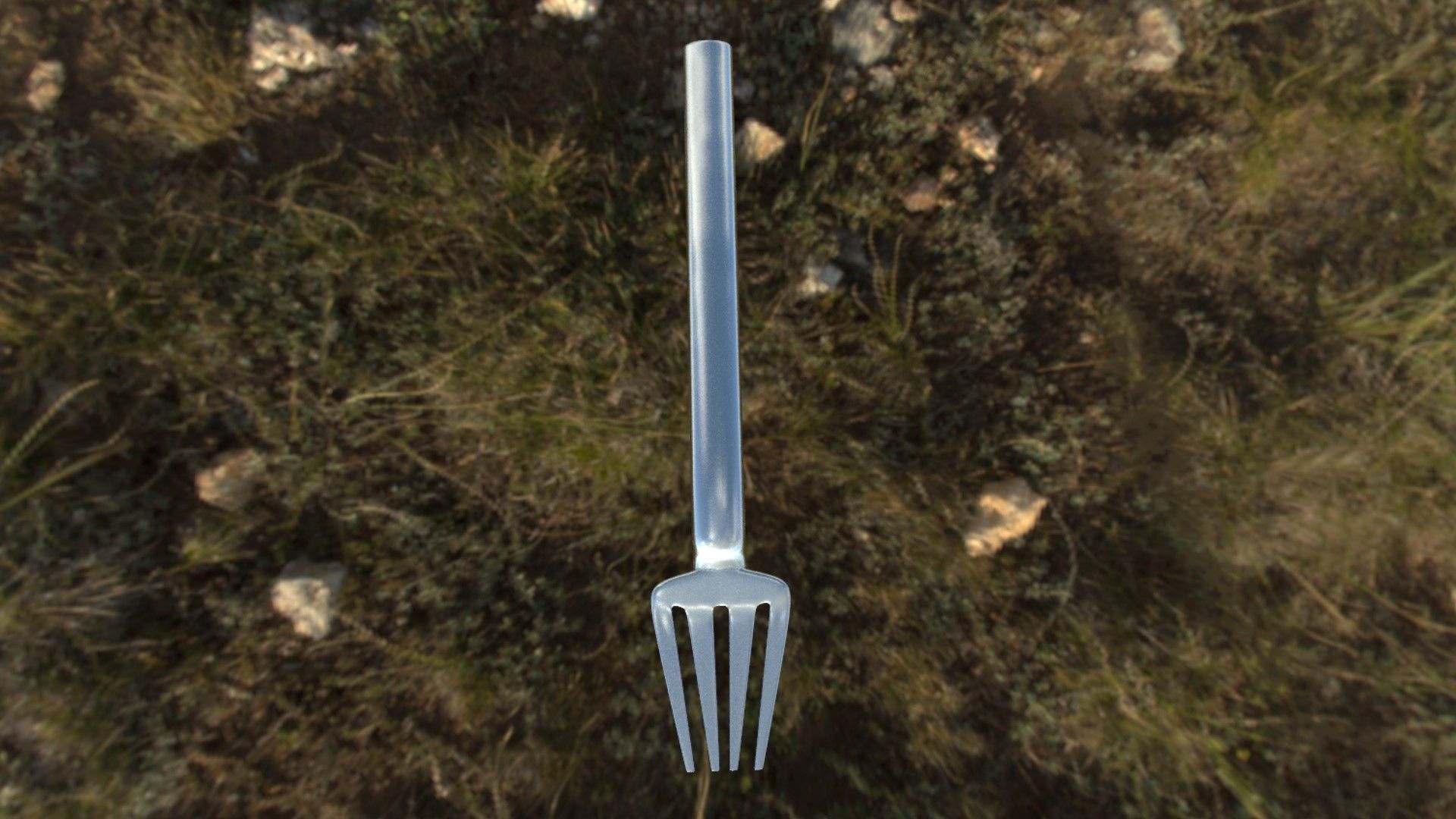 3D model Fork Silverware Utensil VR / AR / low-poly | CGTrader