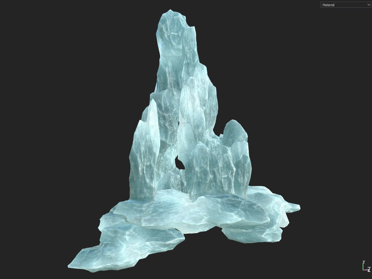 3D model Low poly iceberg modular VR / AR / low-poly | CGTrader
