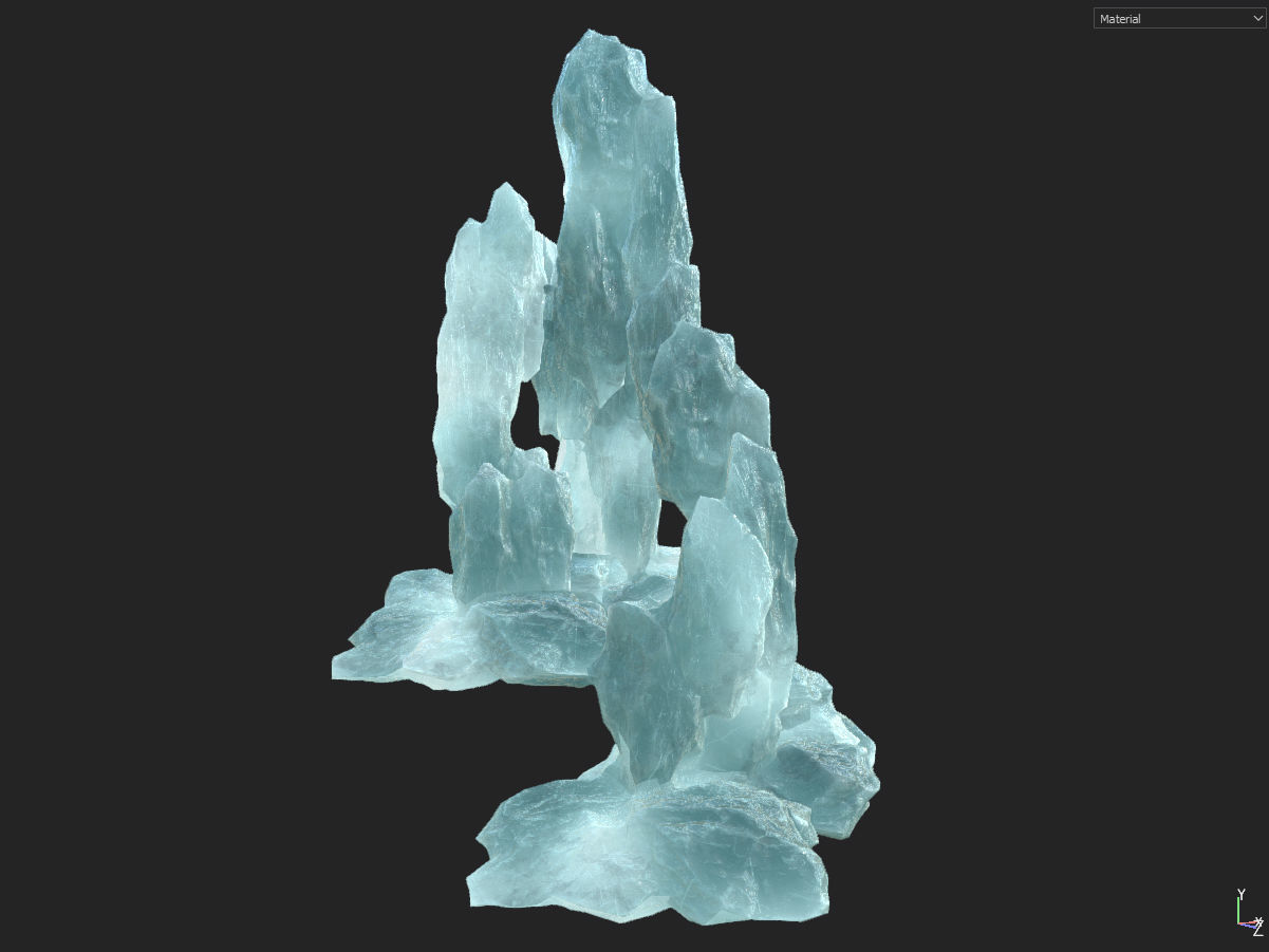 3D model Low poly iceberg modular VR / AR / low-poly | CGTrader