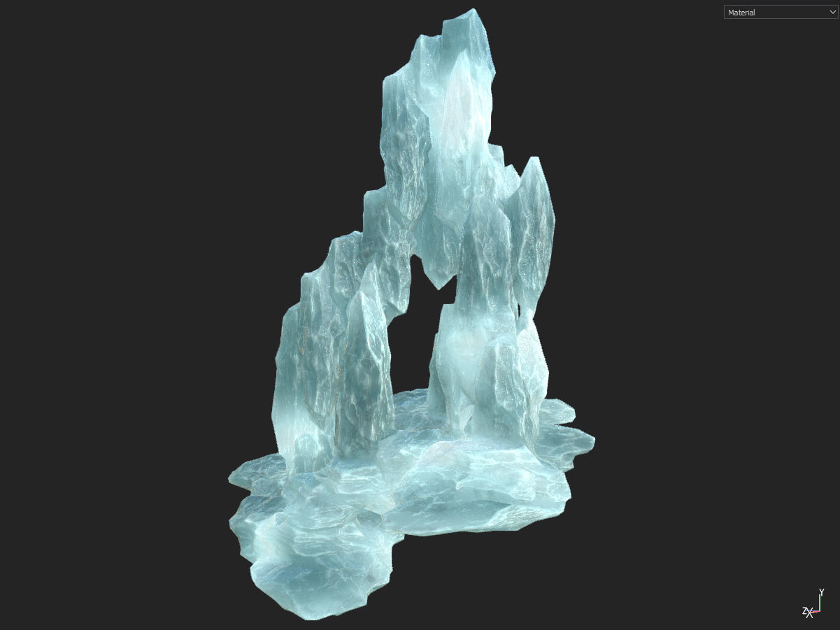 3D model Low poly iceberg modular VR / AR / low-poly | CGTrader
