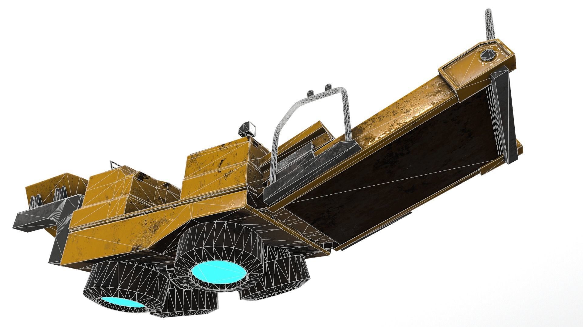 3D model Cyberpunk Work Machines 03 VR / AR / low-poly | CGTrader