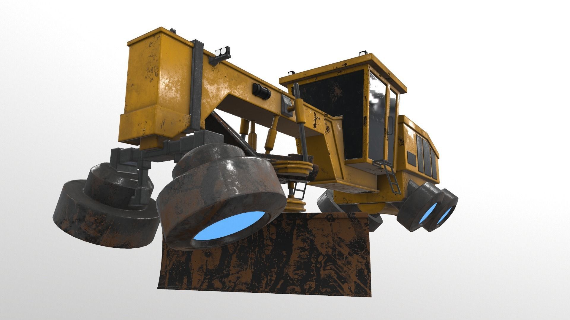 3D model Cyberpunk Work Machines 04 VR / AR / low-poly | CGTrader