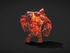 3D model Fantasy RPG Fire Golem VR / AR / low-poly | CGTrader