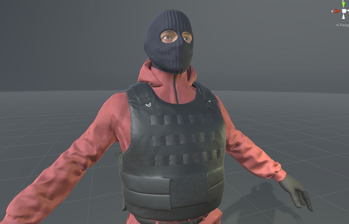 3D model Red Guard VR / AR / low-poly | CGTrader