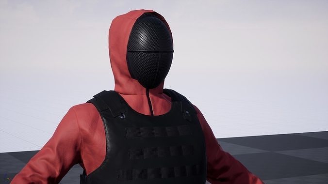 3D model Red Guard VR / AR / low-poly | CGTrader