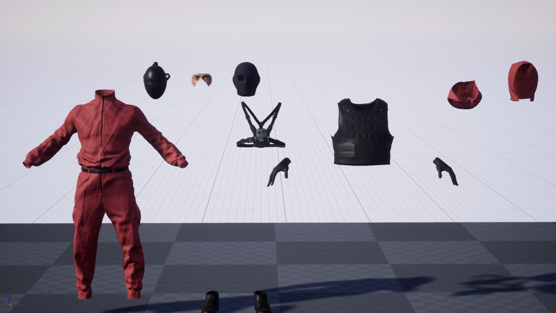 3D model Red Guard VR / AR / low-poly | CGTrader