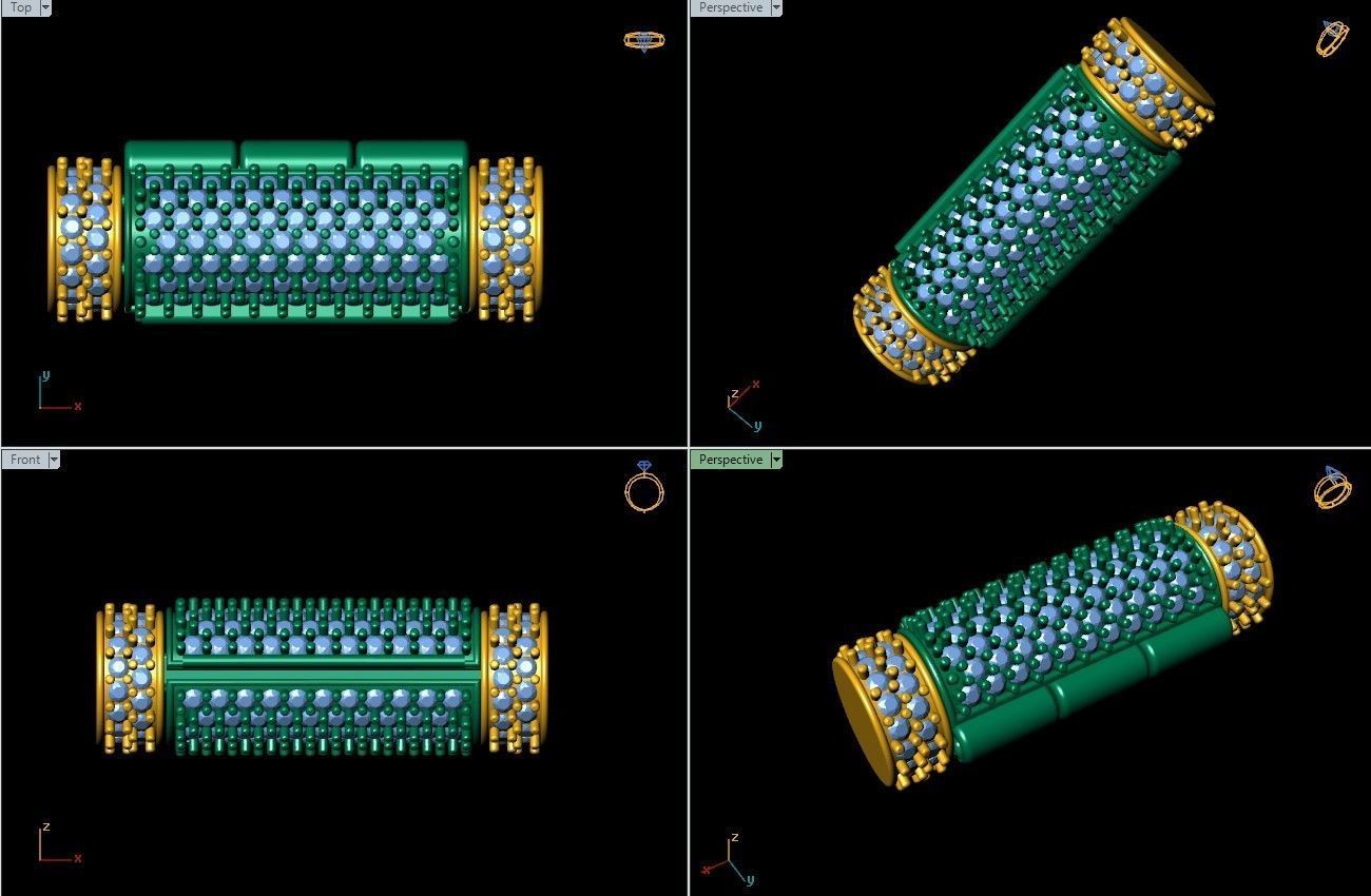 6 mm Round Flip Diamond Lock Box for Chain and Necklace 3D model 3D ...