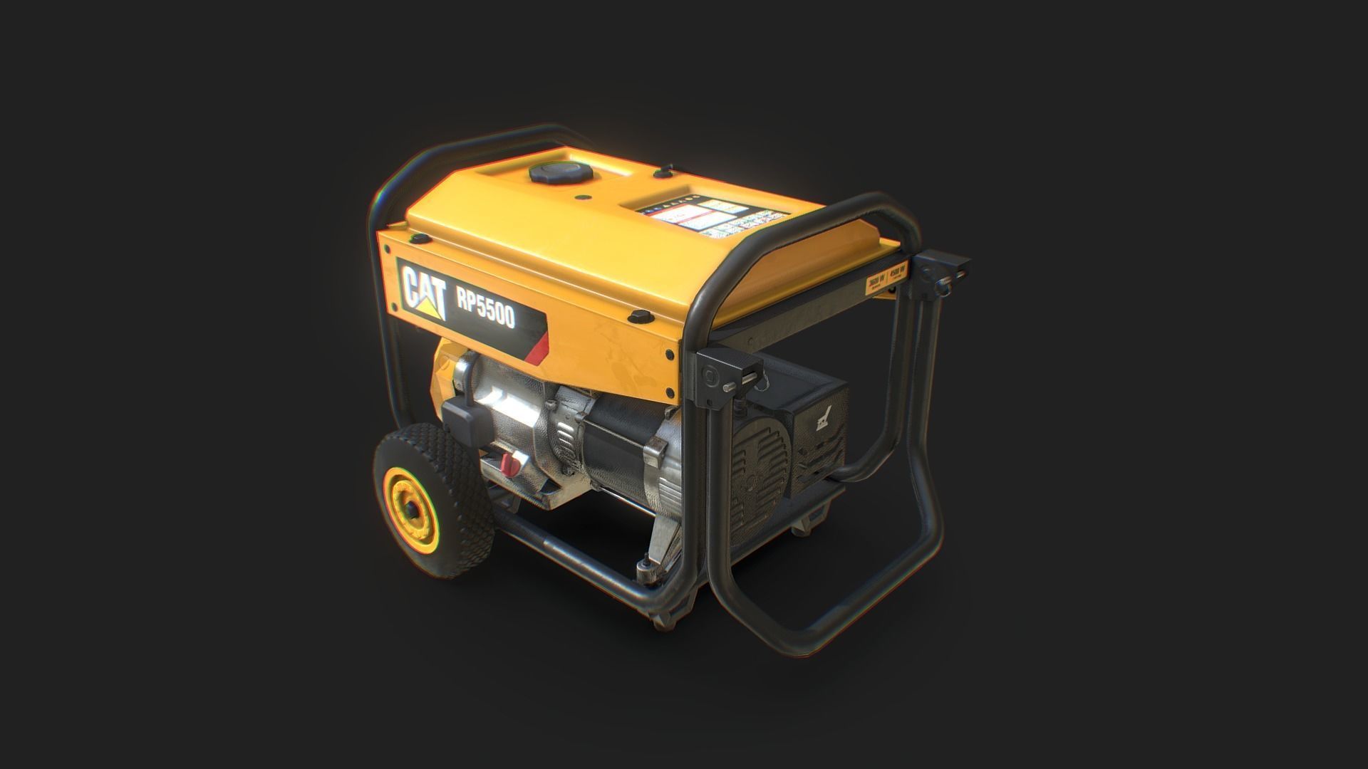 3D model Electric generator - CAT RP 5500 VR / AR / low-poly | CGTrader