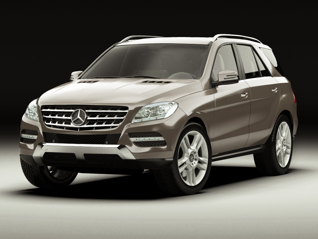 Mercedes M-class 2012 W166 3D model | CGTrader