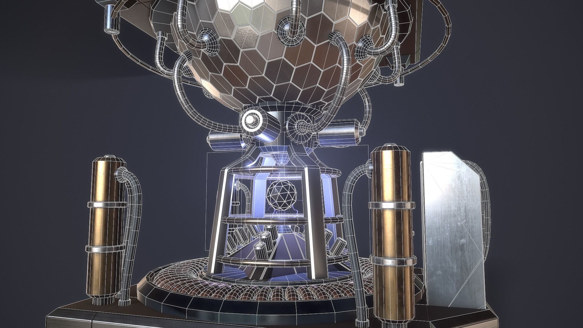 3D model Sci-Fi Reactor Core VR / AR / low-poly animated | CGTrader