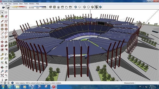 Stadium SKP 02 3D model | CGTrader