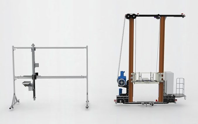 Stacking-machine-assembly 3D model | CGTrader