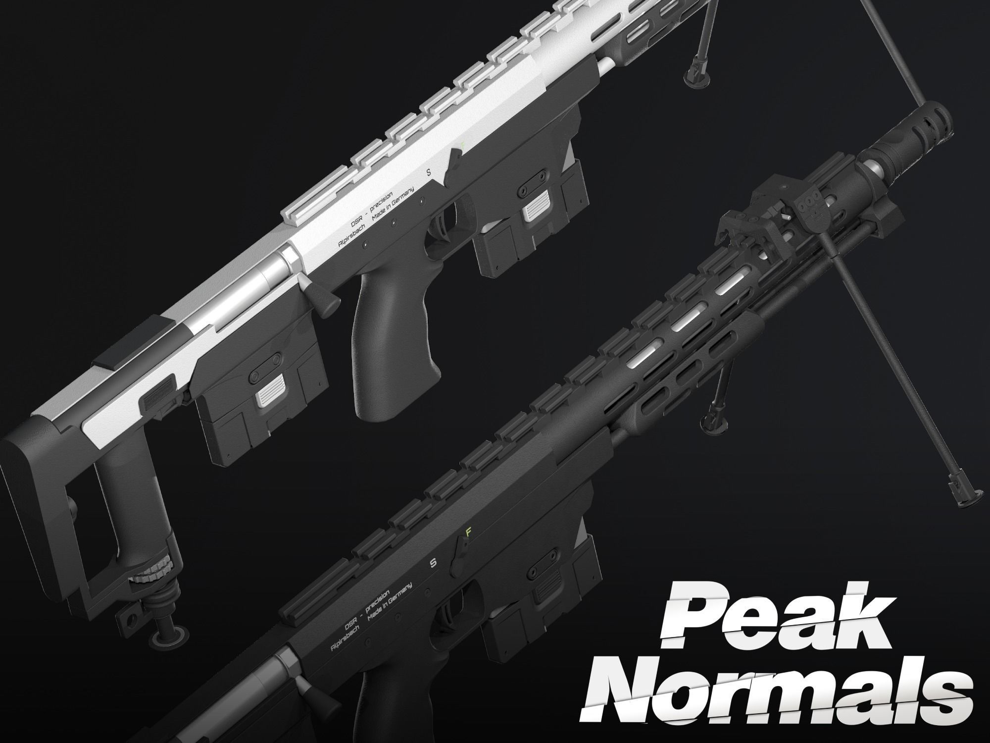 3D model DSR-50 Sniper Rifle VR / AR / low-poly | CGTrader