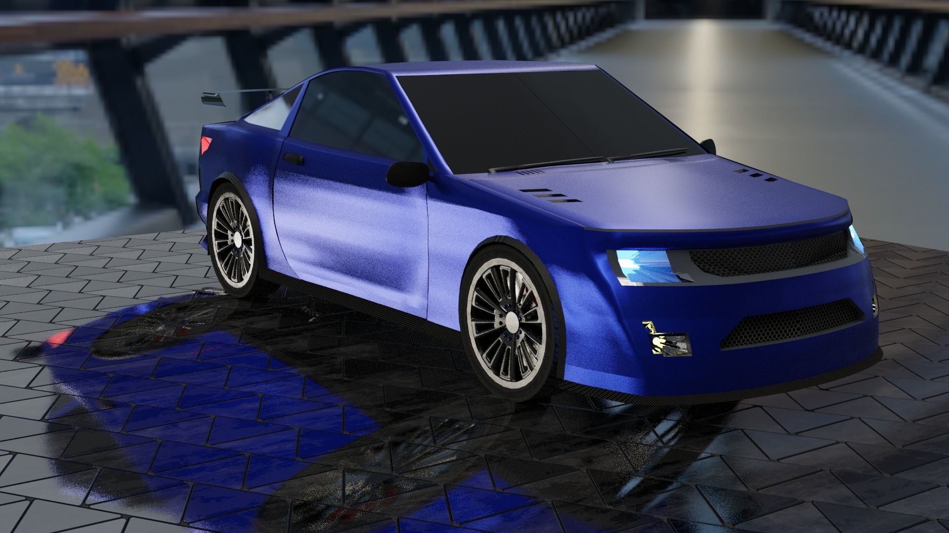 3D model CAR-Model1 car for gta VR / AR / low-poly | CGTrader