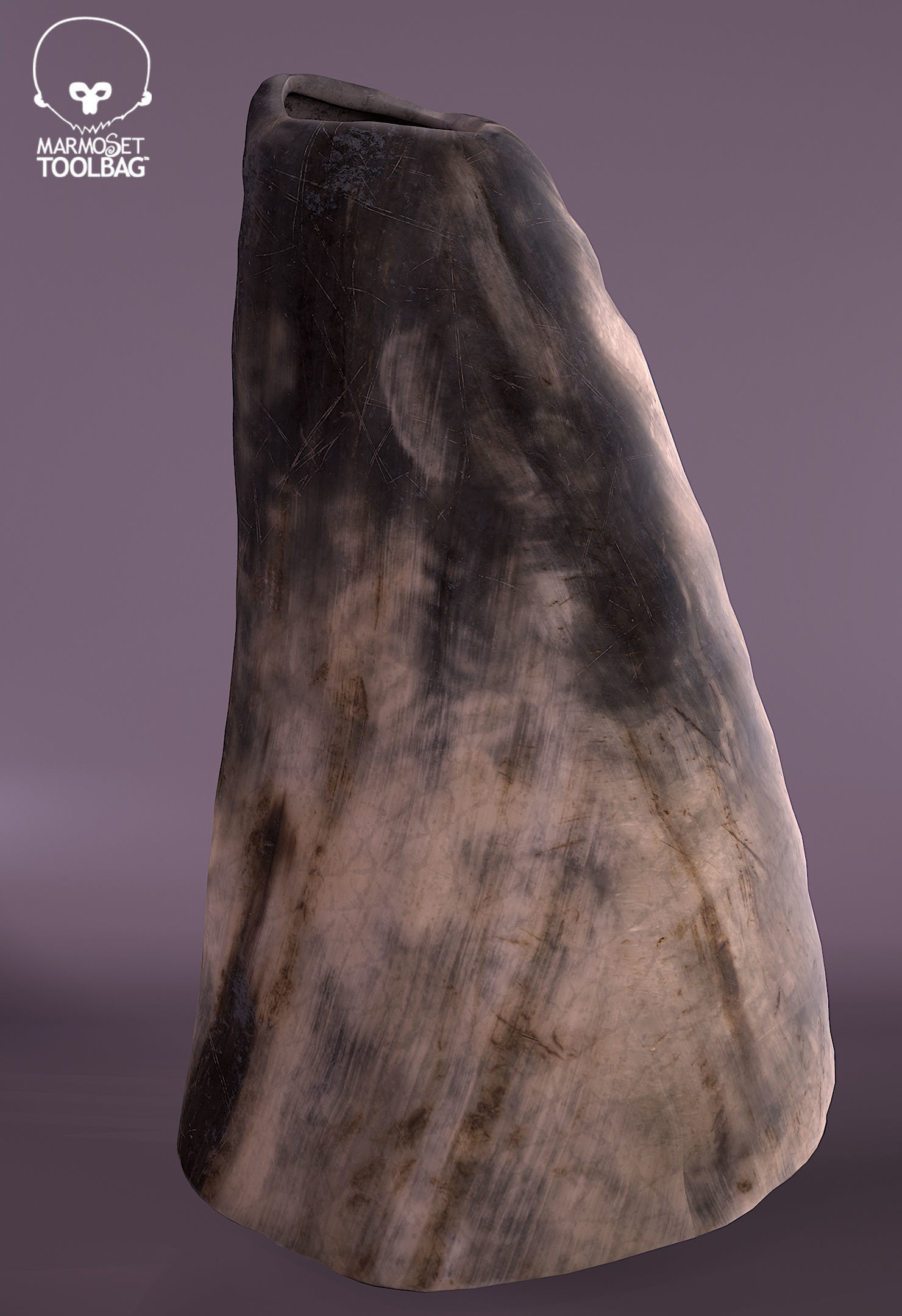 3D model horn PBR shark tooth VR / AR / low-poly | CGTrader