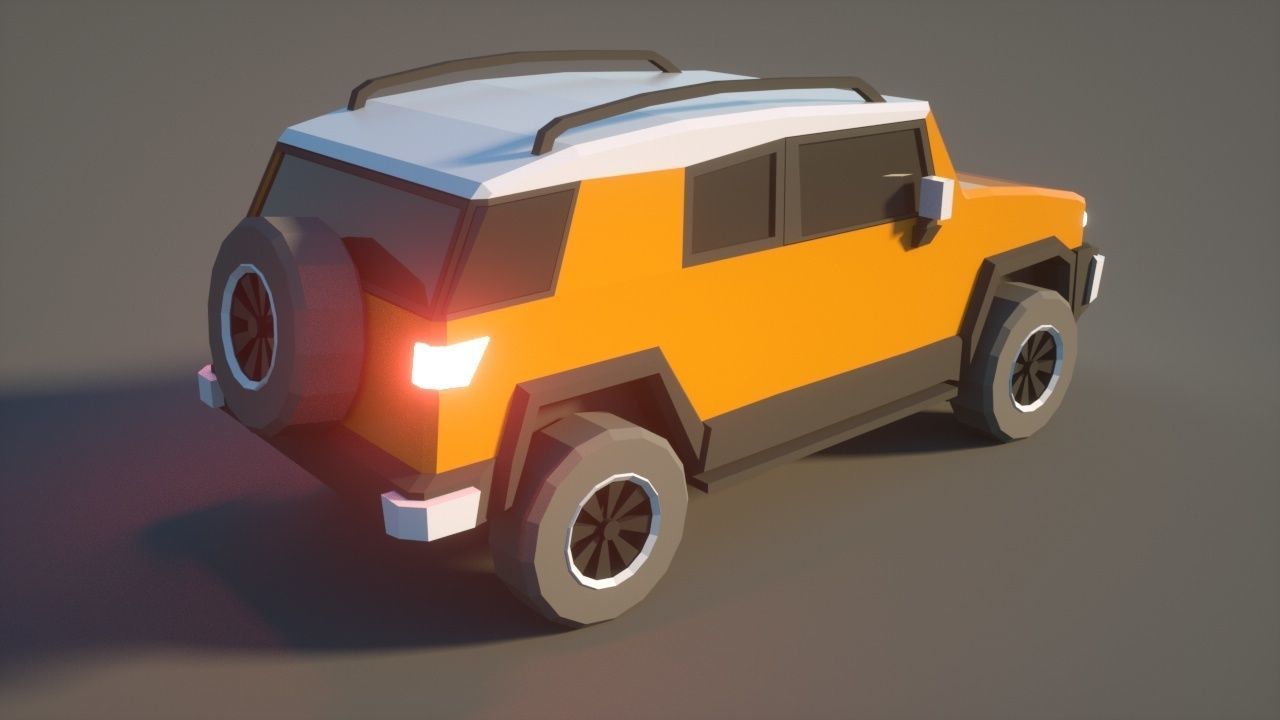 3D model Low-poly SUV VR / AR / low-poly | CGTrader