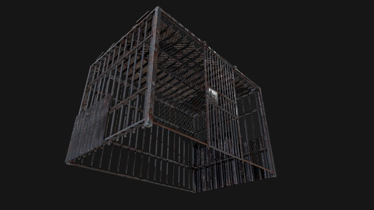 3D model outdoor prison cell VR / AR / low-poly | CGTrader