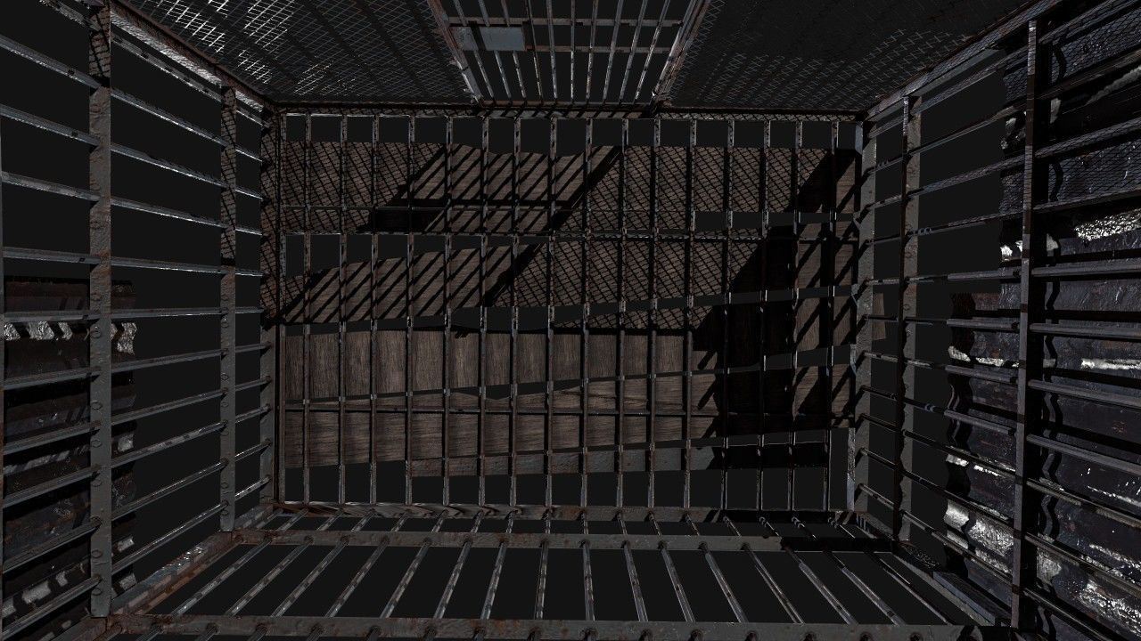 3D model outdoor prison cell VR / AR / low-poly | CGTrader