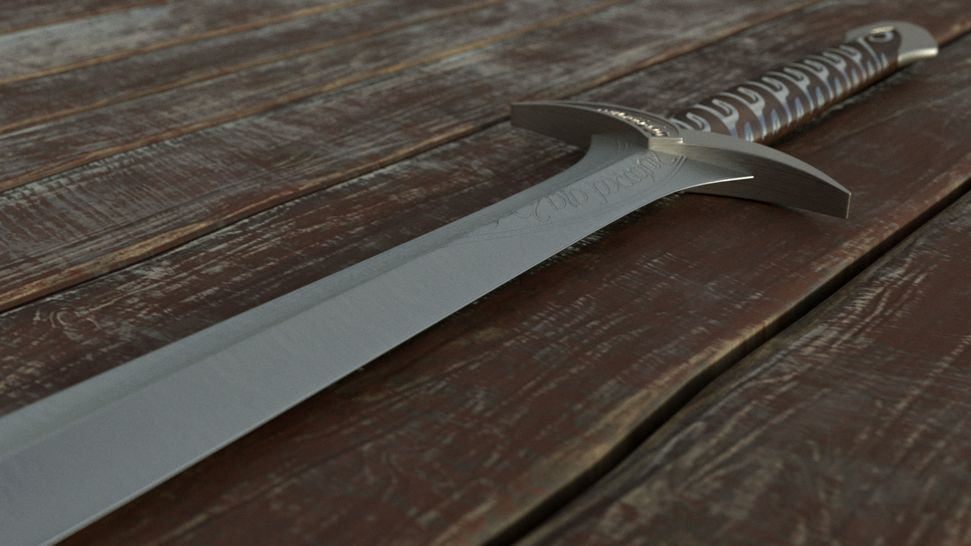 Sting Sword Lord Of The Rings Frodo 3D model | CGTrader