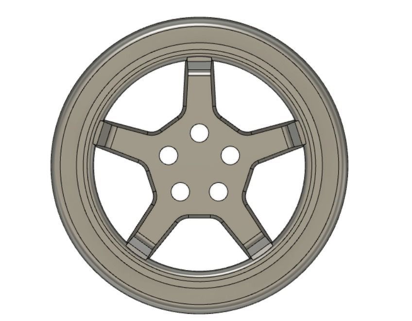 Welly Mercedes AMG Rims Model 3D model 3D printable | CGTrader