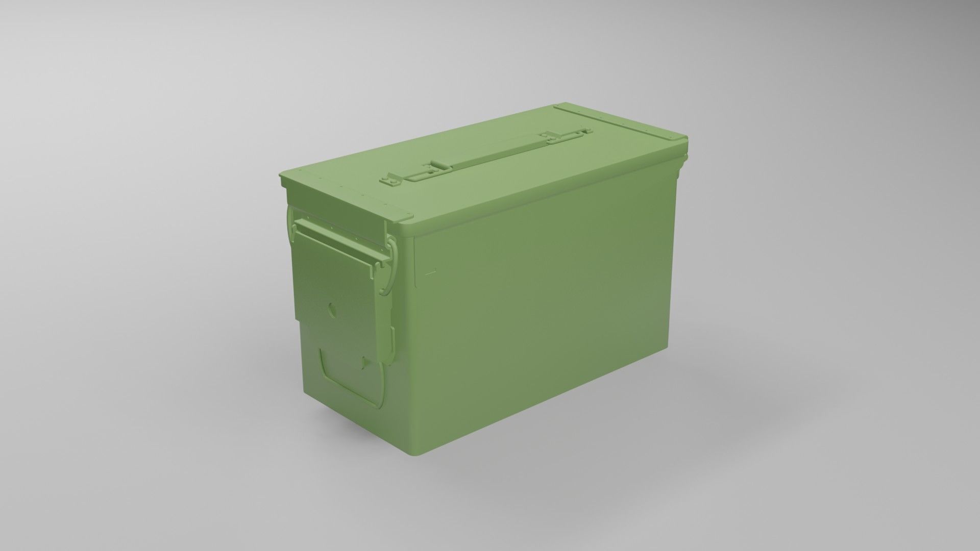 3D model Grenade military Box for games and CG projects